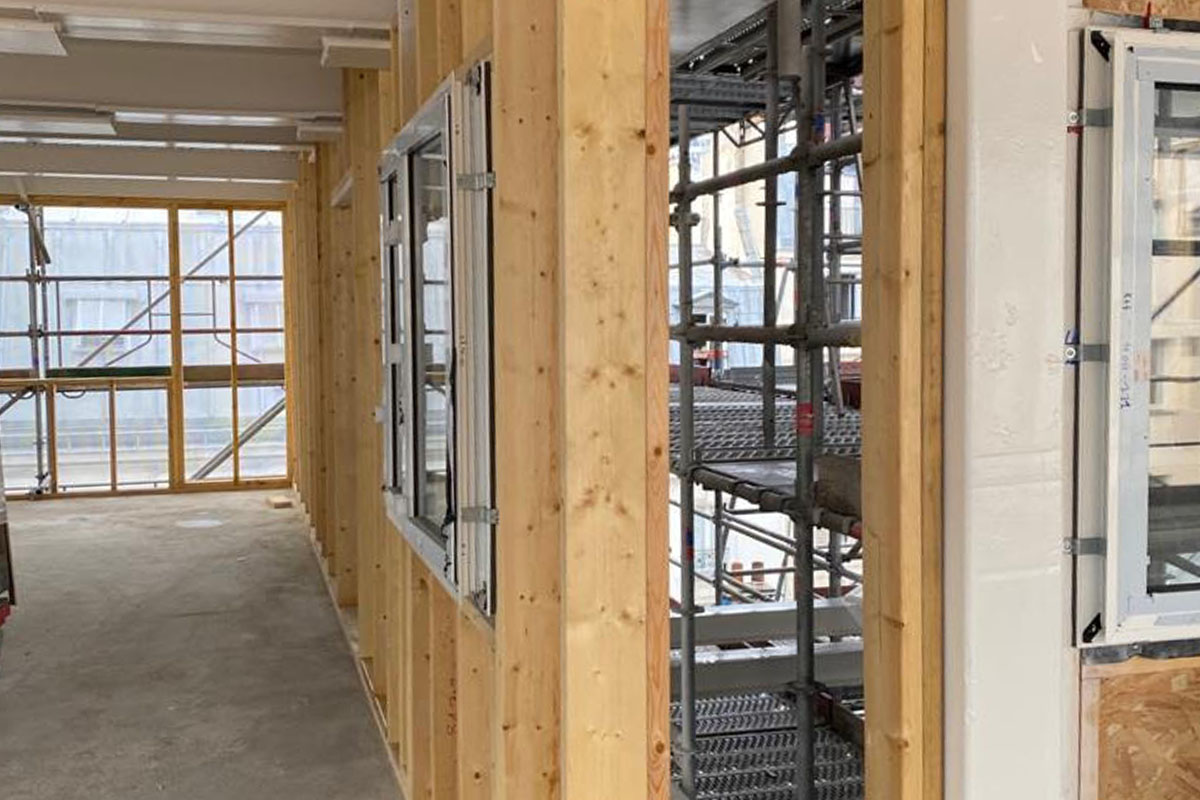 SKY INGENIERIE - Surélévation en bois sur 4 niveaux